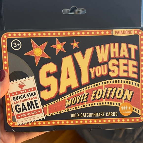 Paladone | Games | Paladone Say What You See Movie Edition Card Game ...